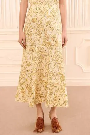 Ulla Johnson Clarisse Trumpet Midi Skirt