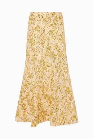 Ulla Johnson Clarisse Trumpet Midi Skirt