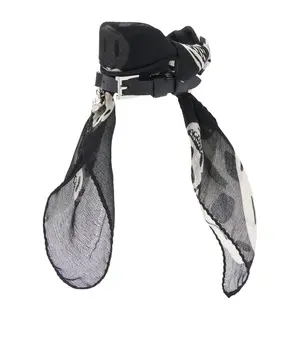 Alexander McQueen Silk Skull Scarf Bracelet - Gold