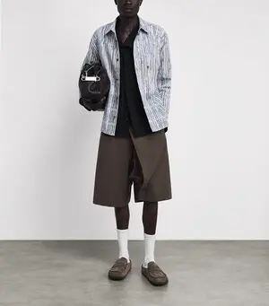 Issey Miyake Wide-leg Chino Shorts