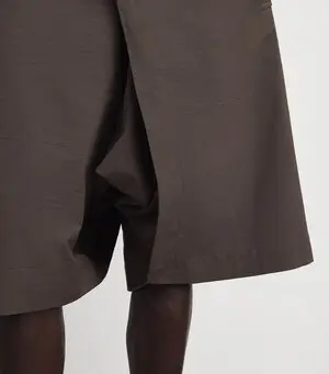 Issey Miyake Wide-leg Chino Shorts