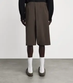 Issey Miyake Wide-leg Chino Shorts
