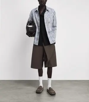 Issey Miyake Wide-leg Chino Shorts
