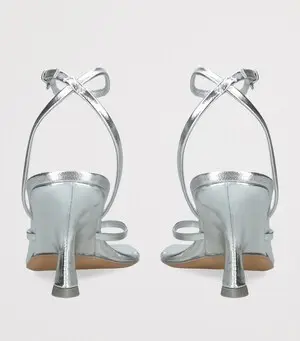 Simkhai Metallic Leather Kelsey Heeled Sandals 75