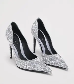 Alexander McQueen Crystal-embellished Skull Pumps 105