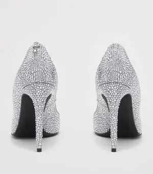 Alexander McQueen Crystal-embellished Skull Pumps 105