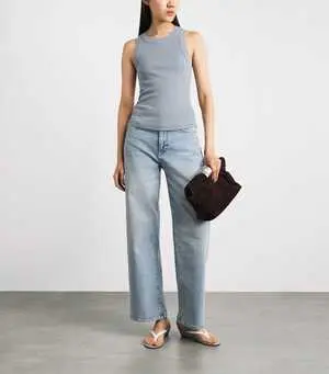 Citizens Of Humanity Ribbed Isabel Tank Top - Blue