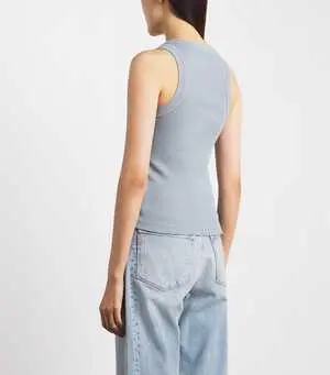 Citizens Of Humanity Ribbed Isabel Tank Top - Blue