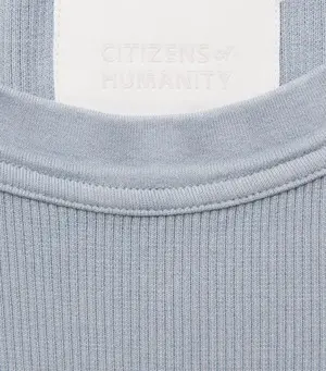 Citizens Of Humanity Ribbed Isabel Tank Top - Blue