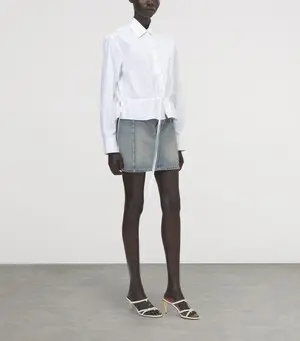 Alexander McQueen Cotton Drawstring-waist Shirt