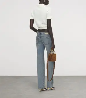 Alexander McQueen Pointelle Knit Top