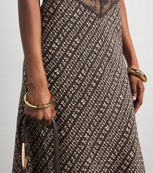 SIR. Astrid Print Lace Maxi Dress