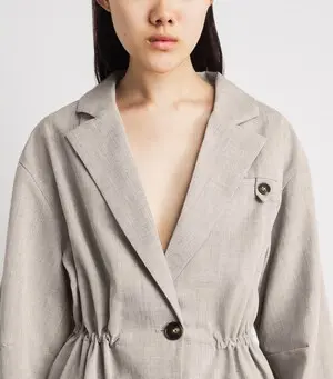 ST. AGNI Drawstring Blazer