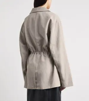 ST. AGNI Drawstring Blazer