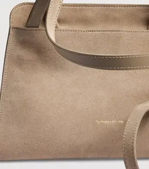Fabiana Filippi Medium Suede Josephine Top-handle Bag