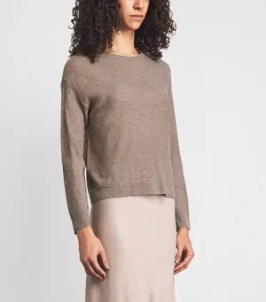 Fabiana Filippi Merino Wool-blend Embellished Sweater