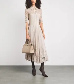 Fabiana Filippi Lace Jacquard Midi Dress