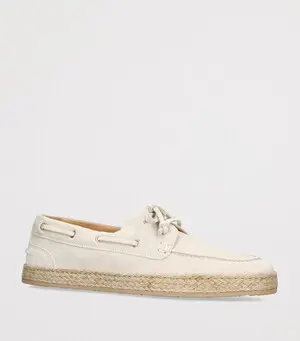 Brunello Cucinelli Linen Penny Loafer Espadrilles