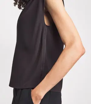 Agnona Sleeveless Draped Blouse