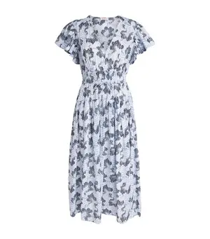 Ulla Johnson Cotton-blend Lyria Midi Dress