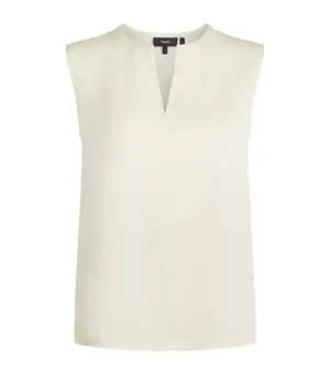 Theory Split-neck Shell Top
