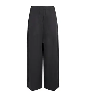Theory Cotton Parachute Wide-leg Trousers