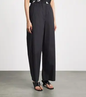 Theory Cotton Parachute Wide-leg Trousers