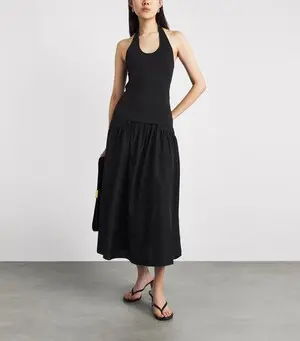 Theory Ribbed Halterneck Top