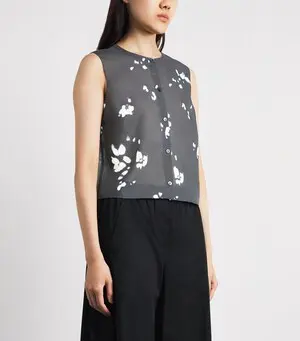 Theory Shell Printed Top