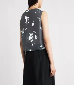 Theory Shell Printed Top