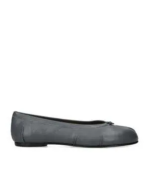 MAISON MARGIELA Leather Tabi Ballet Flats