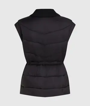 Karl Lagerfeld Drawstring-waist Quilted Gilet
