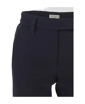 Brunello Cucinelli Cropped Stretch Trousers