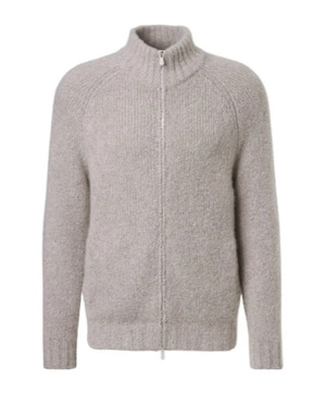 Brunello Cucinelli Cashmere And Silk Cardigan - Gray