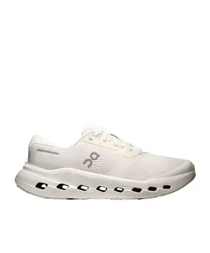 On Cushioned Running Shoes - White/glacier