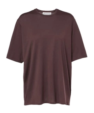 THE FRANKIE SHOP Harper Cotton Jersey T-shirt - Brown