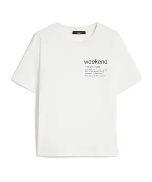 Max Mara Wkdtenue Crewneck T-shirt - White