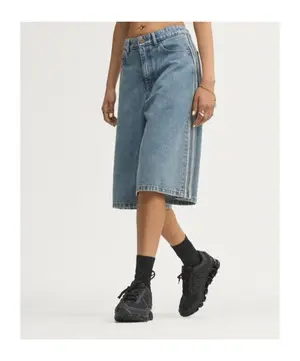 ADIDAS ORIGINALS Belt-loop Denim Shorts