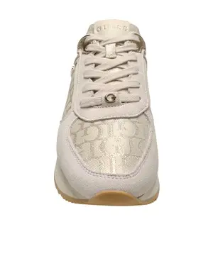 Guess Logo-print Suede-panel Sneakers