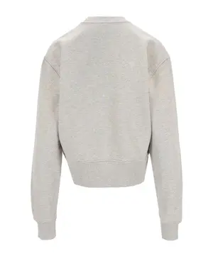 AMI Paris Crewneck Sweatshirt With Embroidered Logo