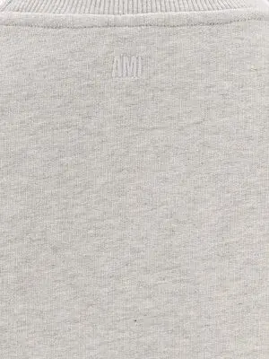 AMI Paris Crewneck Sweatshirt With Embroidered Logo
