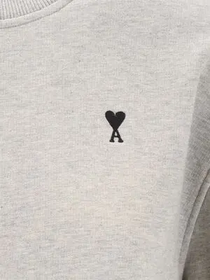 AMI Paris Crewneck Sweatshirt With Embroidered Logo
