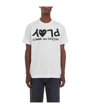 Play Comme Des Garcon Short-sleeved T-shirt - White