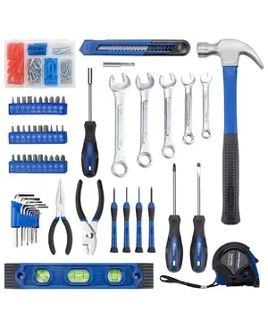 XDOVET Home Hand Tool Set Toolbox Household Repair Tool Kit - Blue