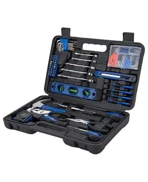 XDOVET Home Hand Tool Set Toolbox Household Repair Tool Kit - Blue