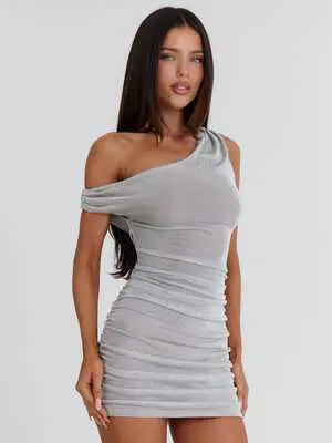 OUTCAST Leesa Mini Dress - Silver