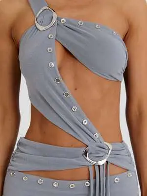 OUTCAST Moorena Mini Dress Grey