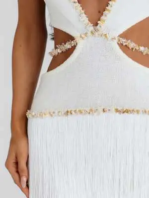 OUTCAST Lores Mini Dress Ivory