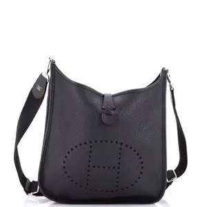 Hermès Evelyne Bag Gen Iii Clemence Pm - Black