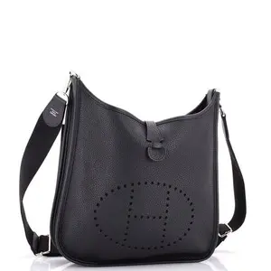 Hermès Evelyne Bag Gen Iii Clemence Pm - Black